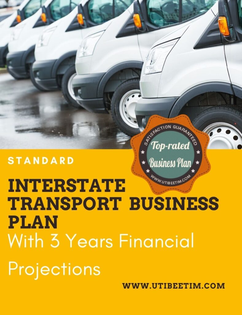 Inter-state Transport Business Plan With 3 Years Financial Projections