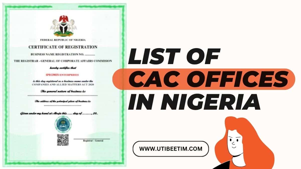 List of All CAC Offices in Nigeria