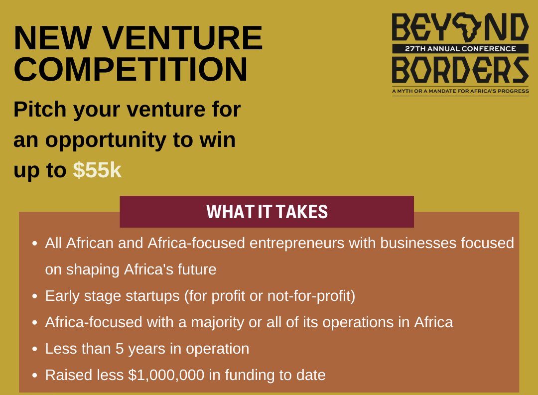 HBS Africa Business Club New Venture Competition 2026 ($55,000 Grants ...